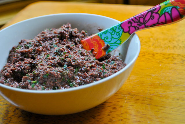 BLACK OLIVE TAPENADE AND DEVILED EGGS | Bewitching Kitchen