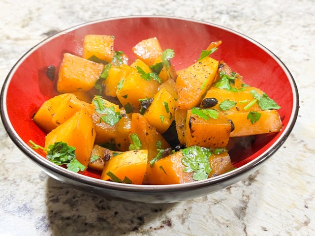 BUTTERNUT SQUASH WITH FERMENTED BLACK BEANS | Bewitching Kitchen